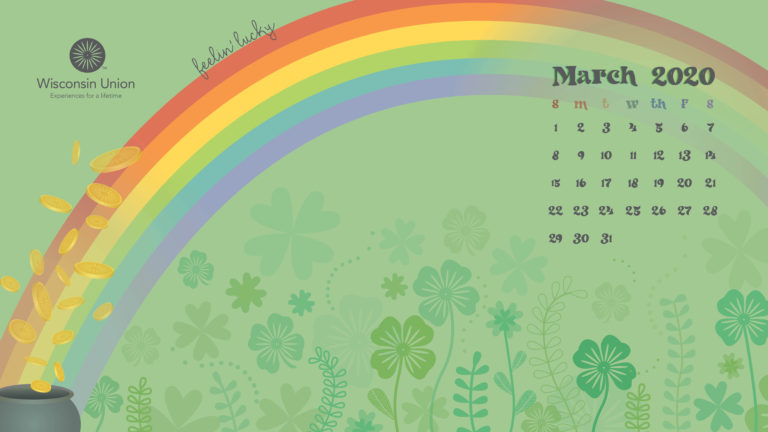 Lucky you! Your Free March Wallpaper is Here! | Terrace Views